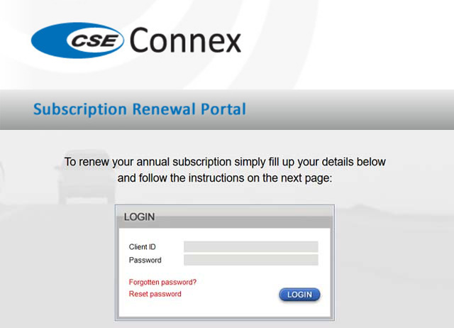 CSE – Login – new - Welcome to Cobra